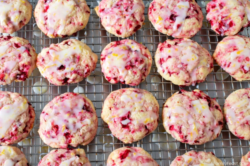 Cranberry Lemon Cookies - A Family Feast®