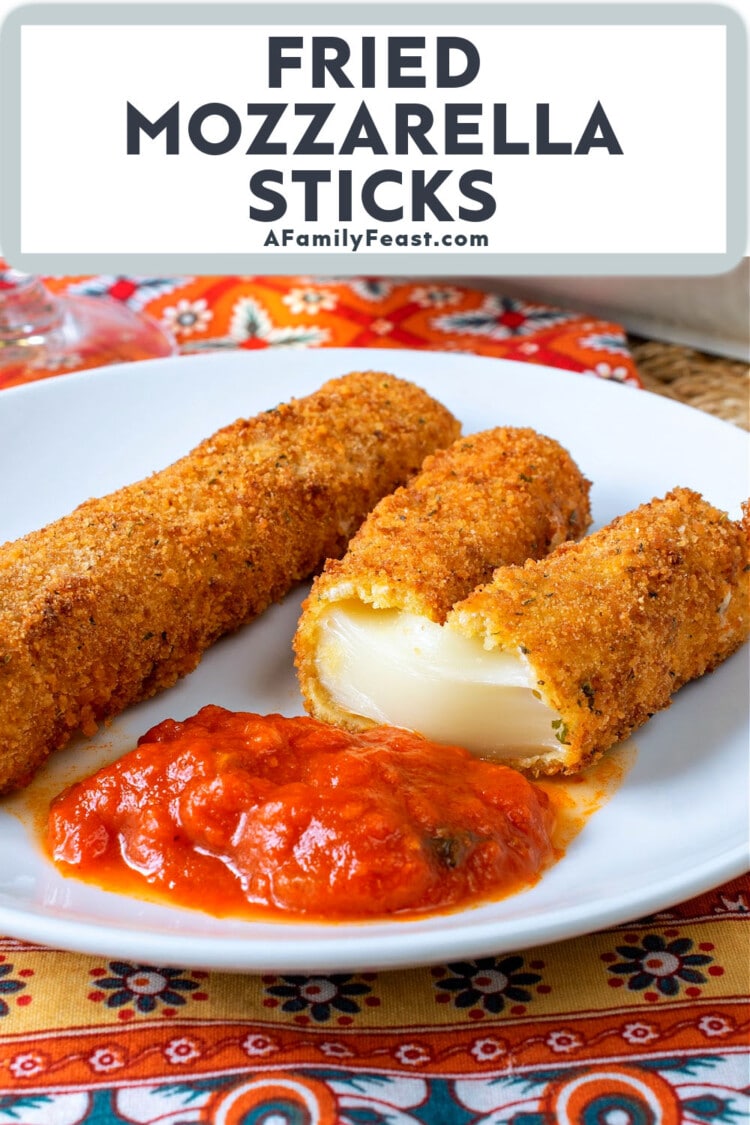 Fried Mozzarella Sticks - A Family Feast®