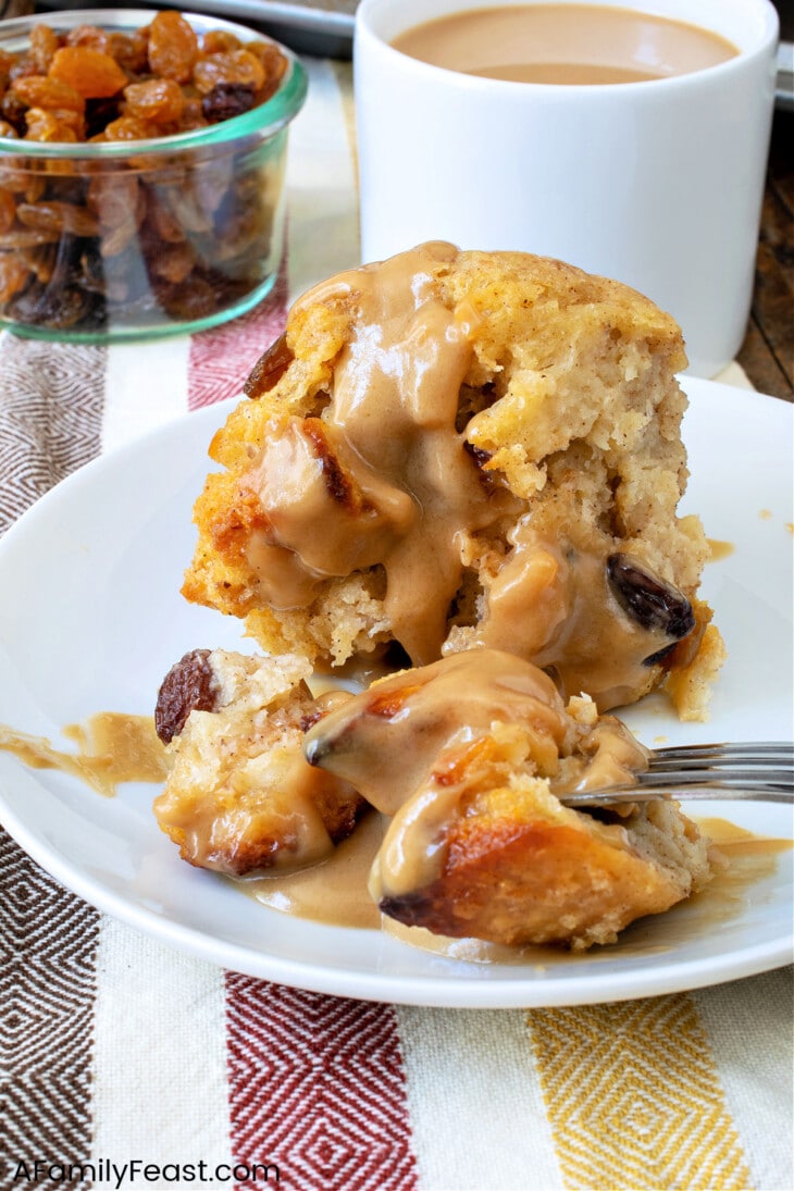 Bread Pudding Muffins - A Family Feast®