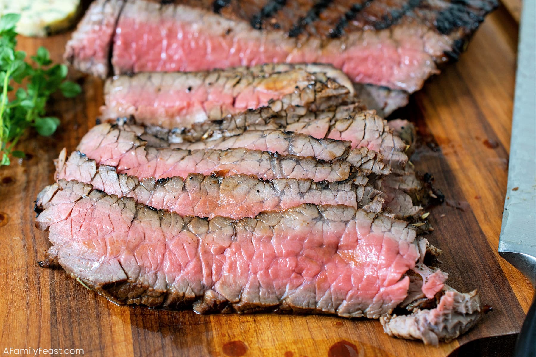 Grilled London Broil - A Family Feast®