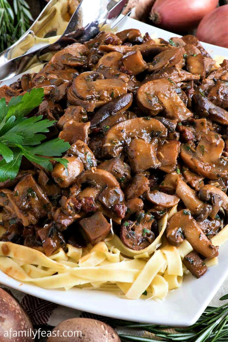 Mushroom Ragout - A Family Feast®