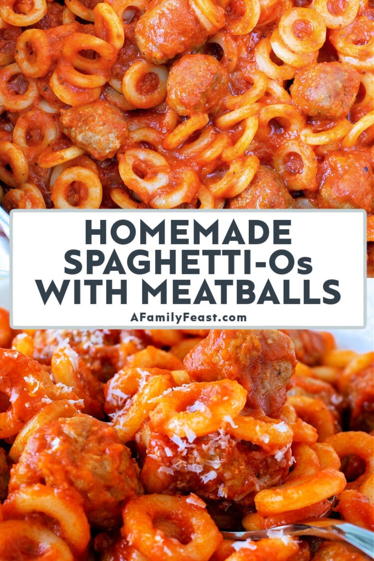 Homemade Spaghetti-Os with Meatballs - A Family Feast®