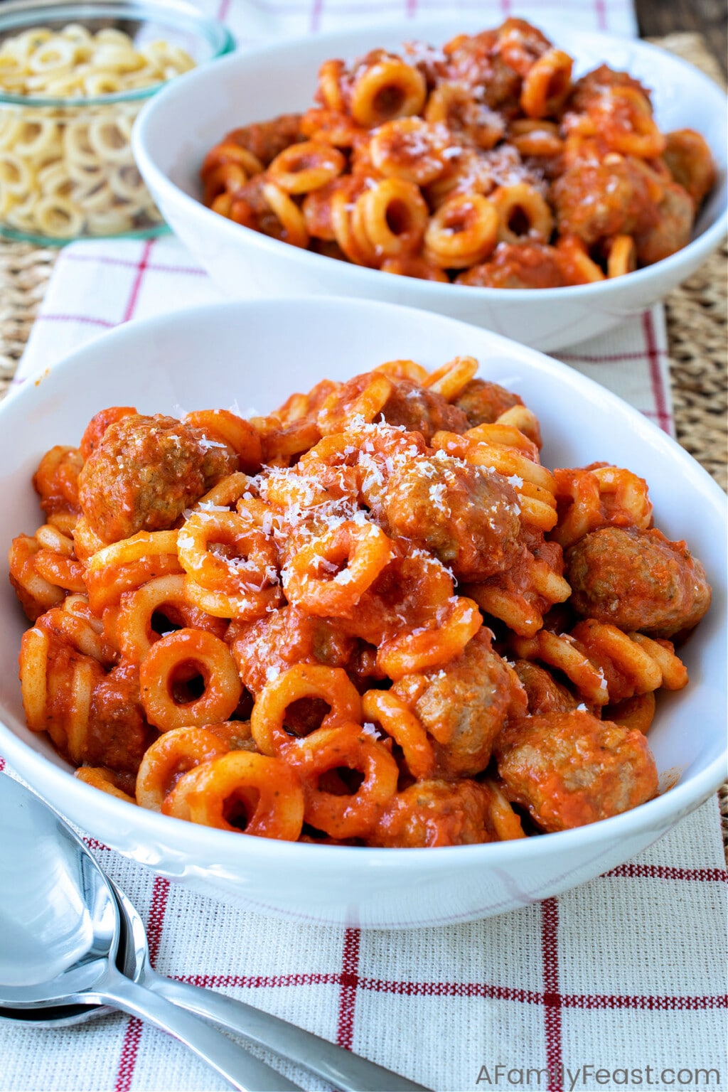 Homemade Spaghetti-Os with Meatballs - A Family Feast®